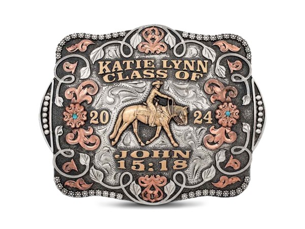 Rodeo Graduate Belt Buckle - Class Belt Buckles