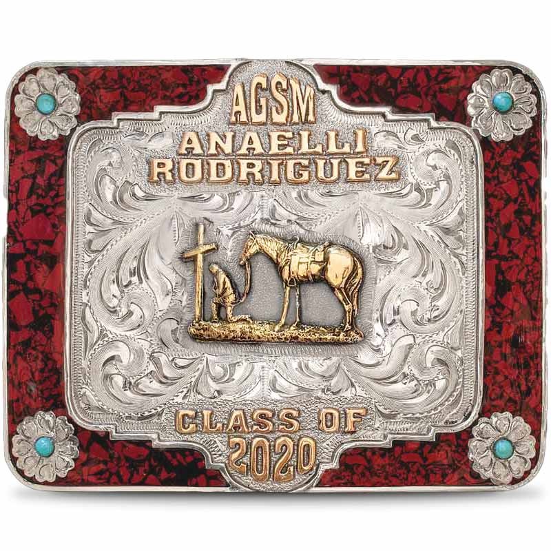 Red Raider Belt Buckle - Class Belt Buckles