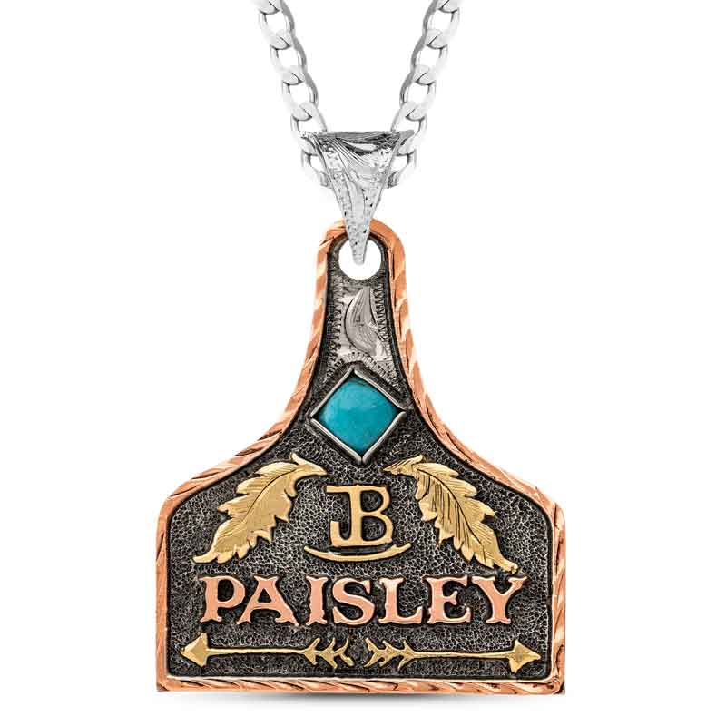 Patty Cow Tag Necklace - Class Belt Buckles