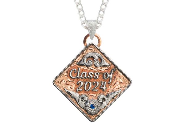 Grad Cap Graduation Necklace - Class Belt Buckles