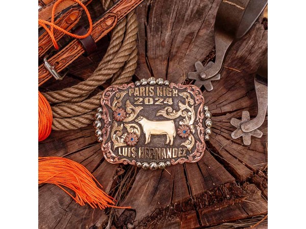 PARIS- The Paris is a classic buckle finished in natural color