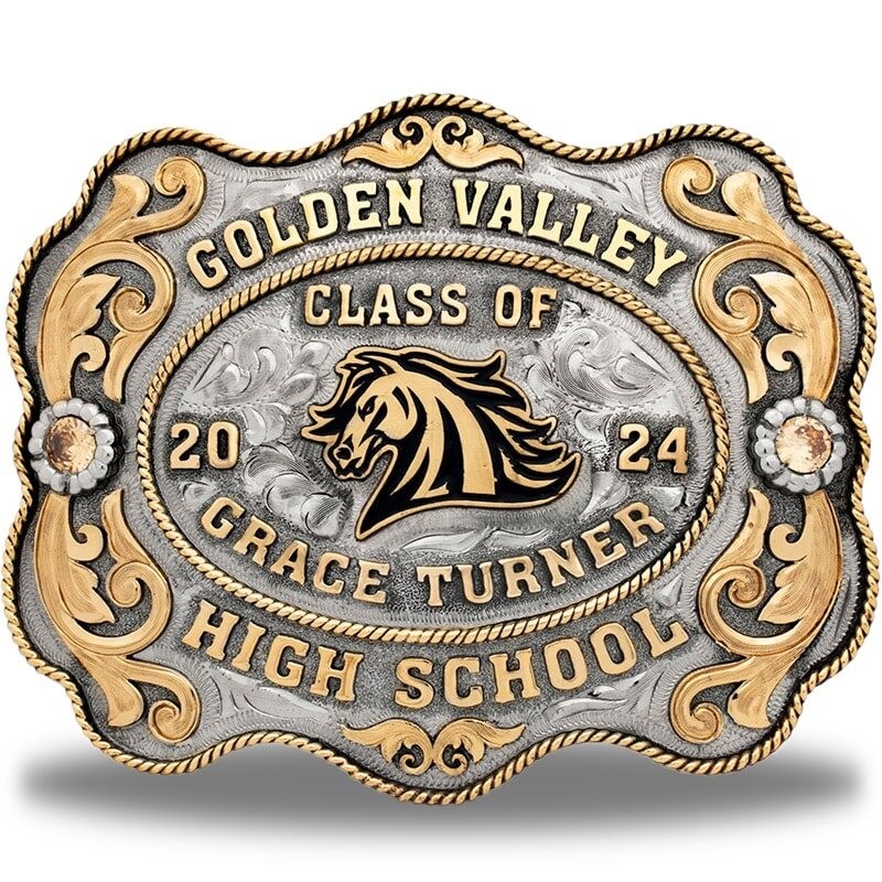 Golden Valley Belt Buckle - Class Belt Buckles