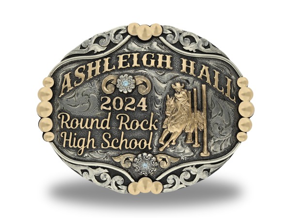 Round Rock Belt Buckle - Class Belt Buckles